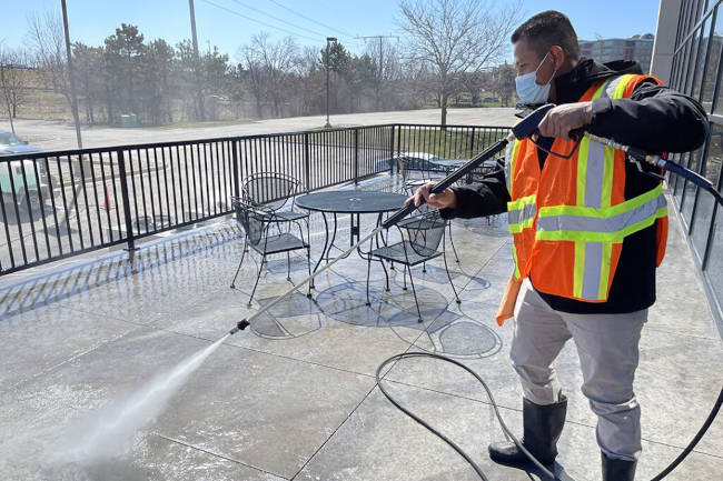 Commercial Exterior Cleaning, Madison, WI | Skyline Services, Inc.