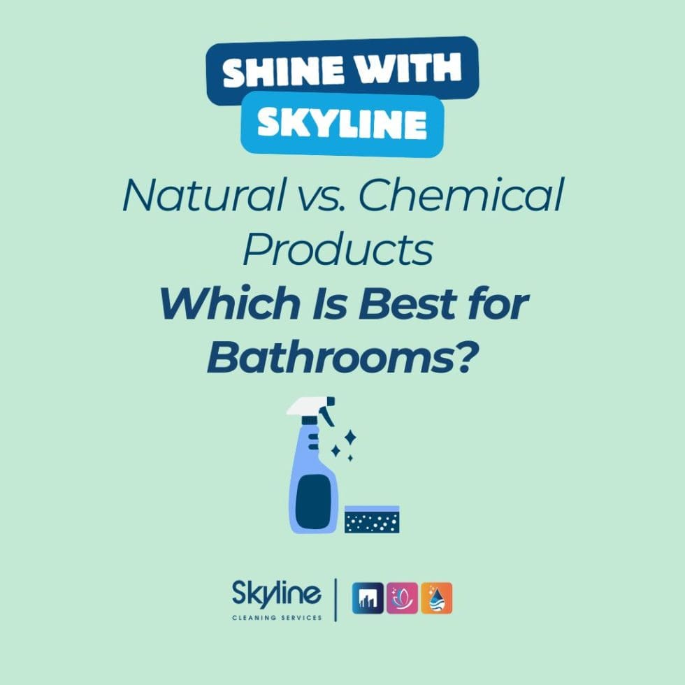 Natural vs Chemical Bathroom Cleaners | Skyline Services, Inc.